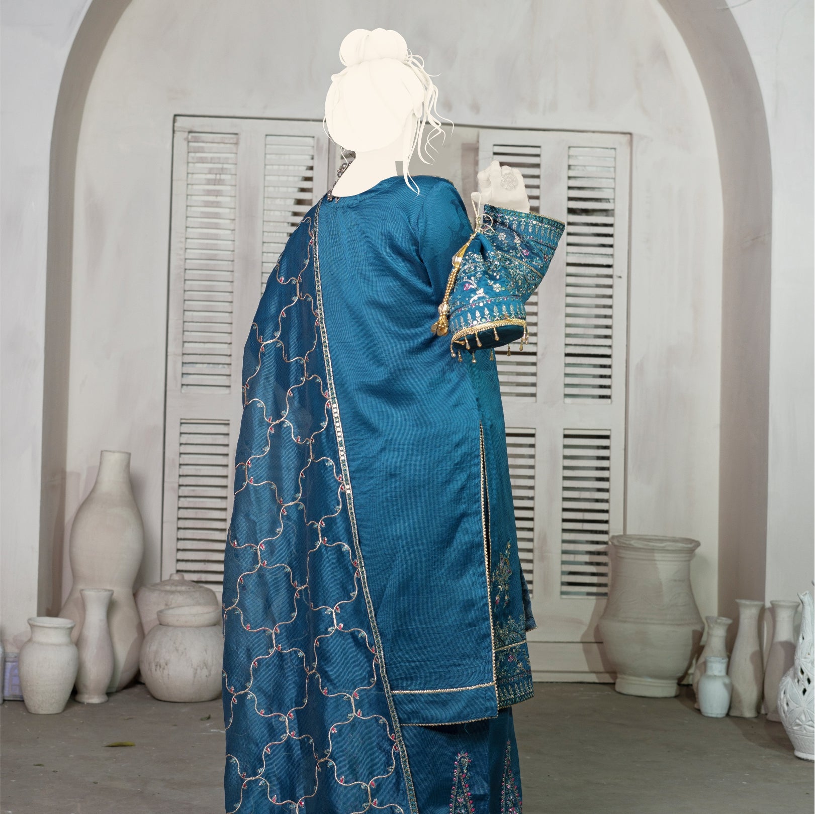 Tara Zinc - 3pc Ready to wear Dress By Zariya Clothing