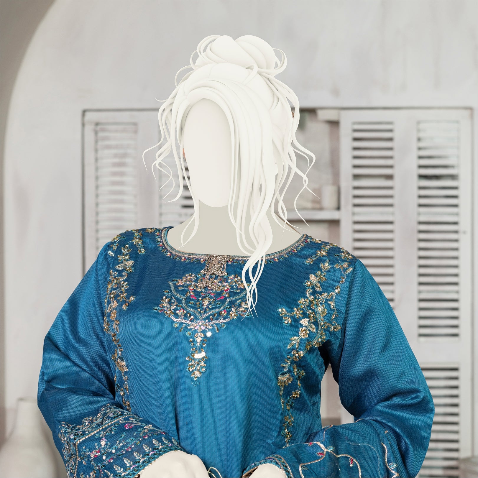 Tara Zinc - 3pc Ready to wear Dress By Zariya Clothing